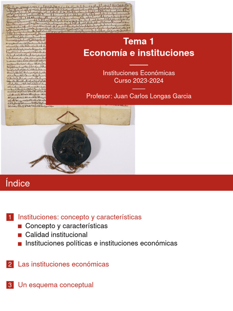 Tema 1 | PDF | Institución | Estado (política)