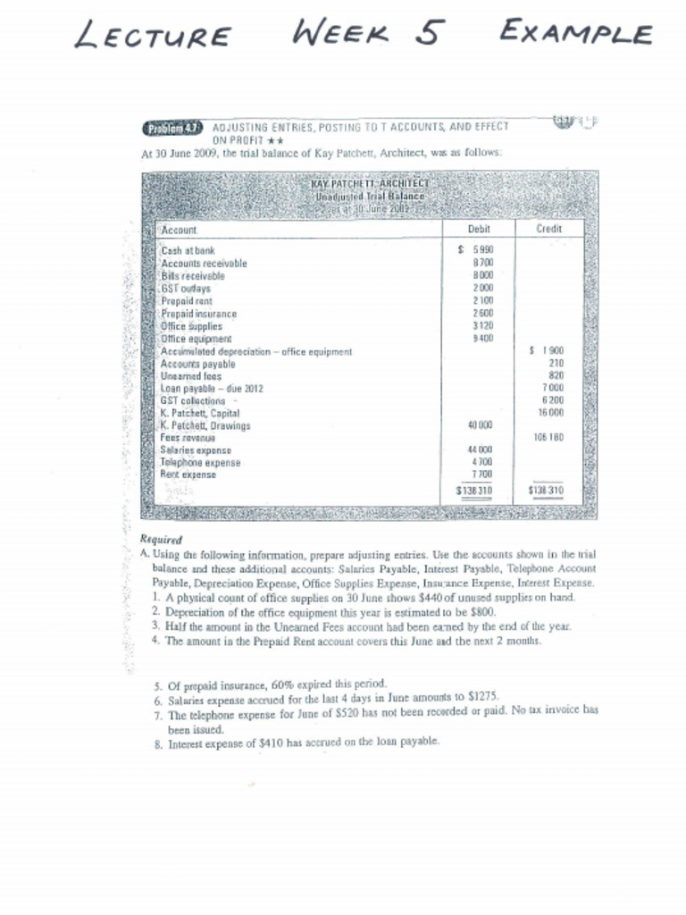 Week 5 Lecture Example | PDF