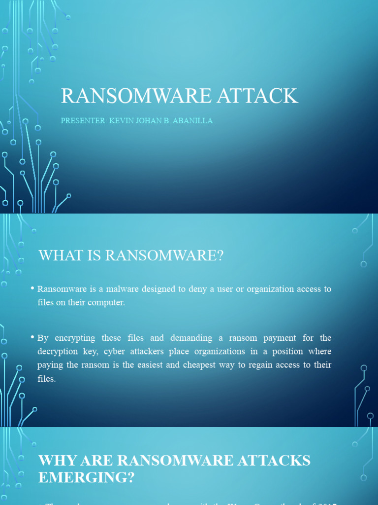 Ransomware Attack | PDF