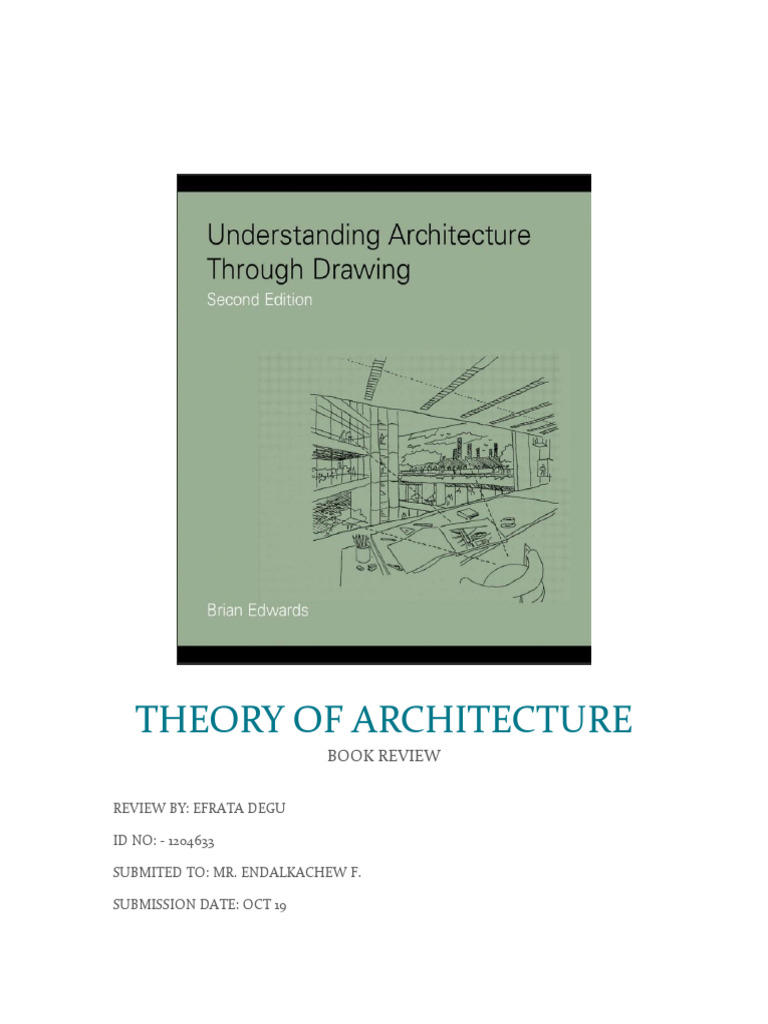 THEORY OF ARCHITECTURE Book Review Word | PDF | Drawing | Design