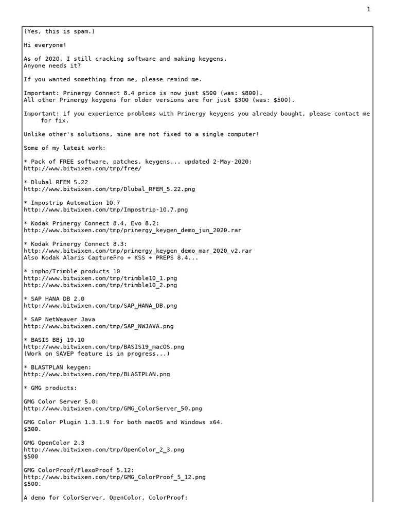 Software Cracking Services and Pricing | PDF
