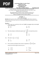 All 60 Topics - Exam Questions - Edexcel IGCSE | PDF | Area | Trigonometry