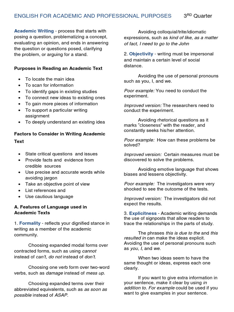 EAPP | PDF | Essays | Methodology