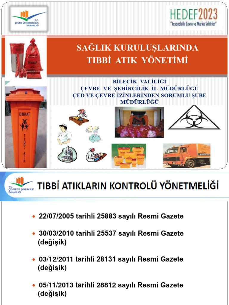 Tıbbi Atık CSB | PDF