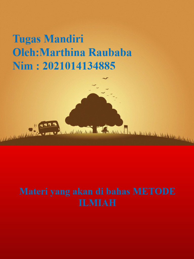 Marthina_Raubaba_Tugas_individu_power_point_Metode_Ilmiah | PDF