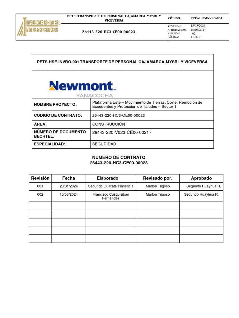 26443-220-V023-Ce00-00217-Transporte de Personal Cajamarca-Mysrl y ...