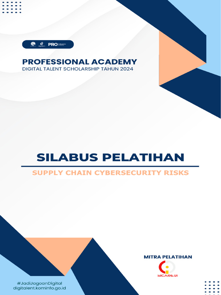Silabus - Supply Chain Cybersecurity Risks | PDF