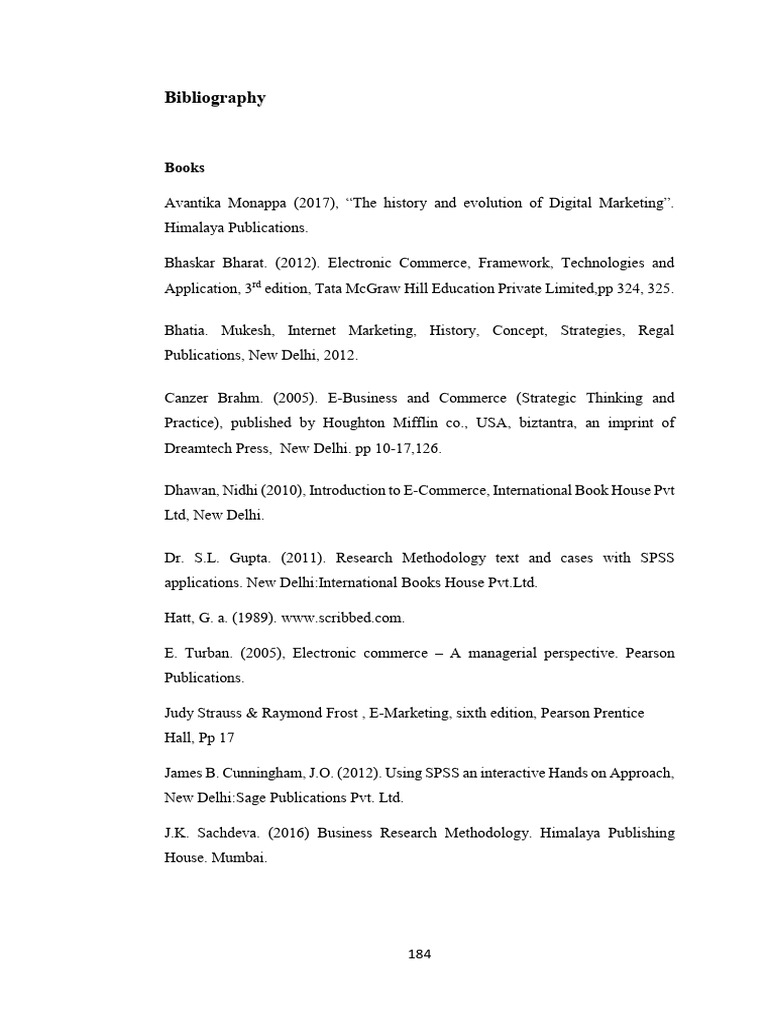 17 Bibliography | PDF | E Commerce | Marketing