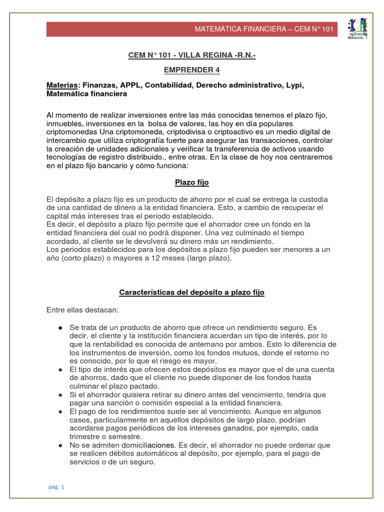 CLASE #9 TNA y TEA | PDF | Interés | Bancos