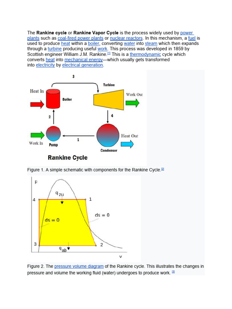 Understanding the Rankine Cycle | PDF | Science & Mathematics ...
