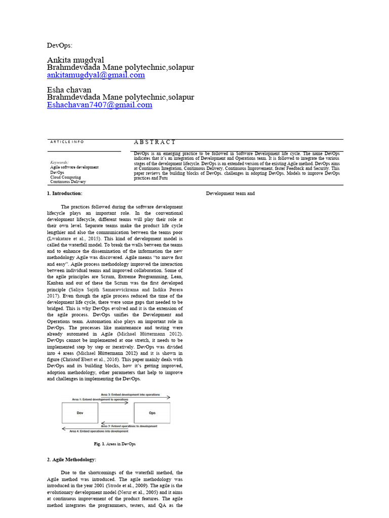 Esha Ankita Devops | PDF | Software Development Process | Agile ...