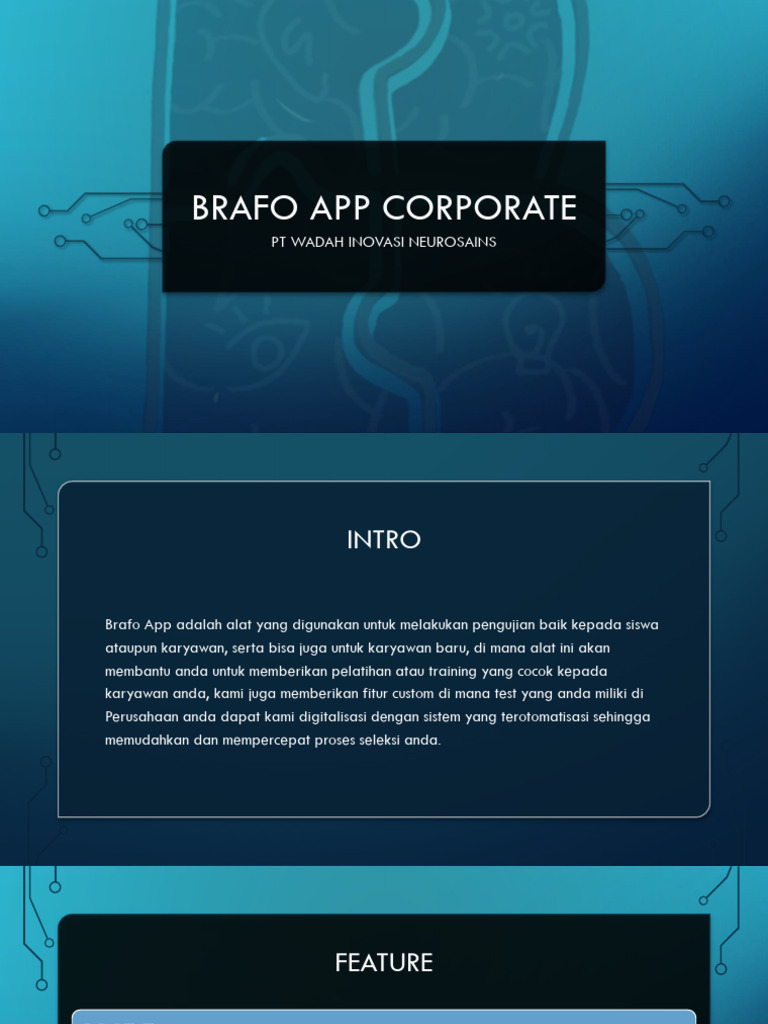 Brafo App Corporate | PDF