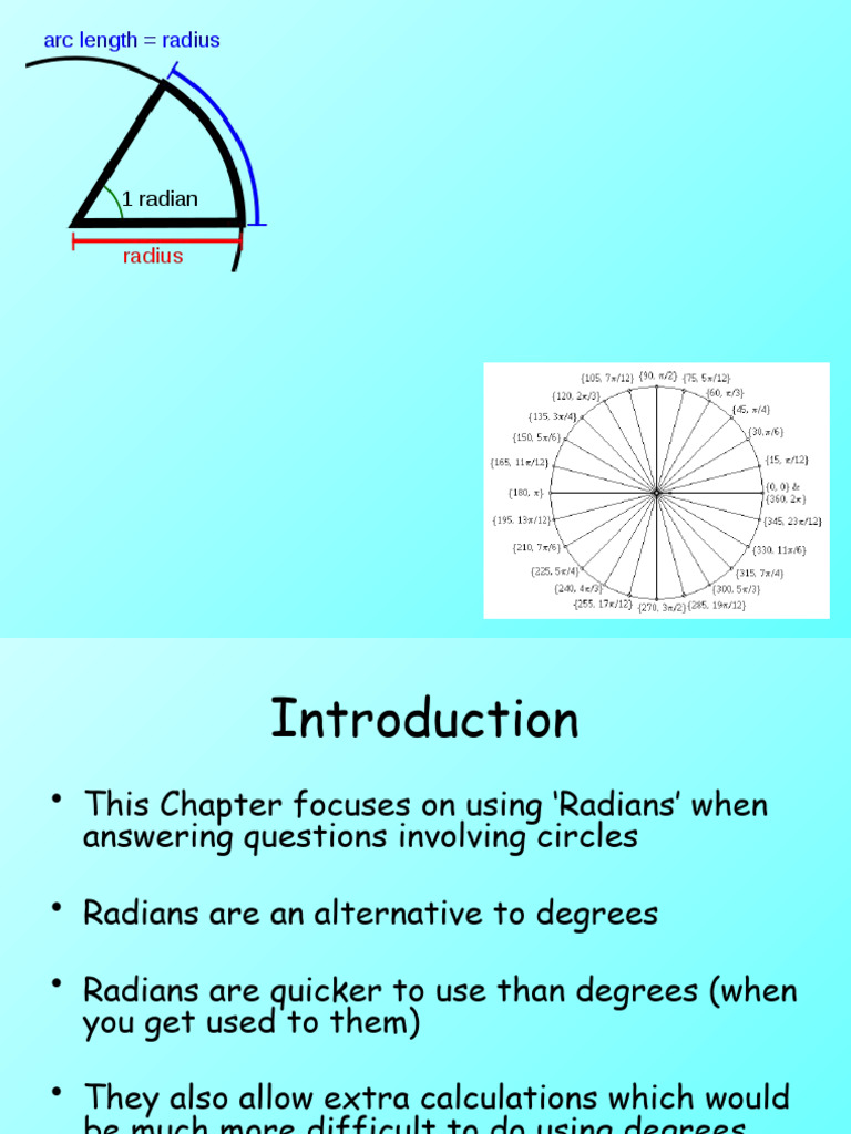 Circular Measures | PDF | Angle | Area