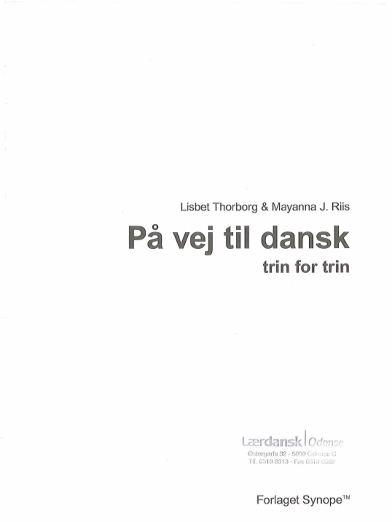 På Vej Til Dansk | PDF