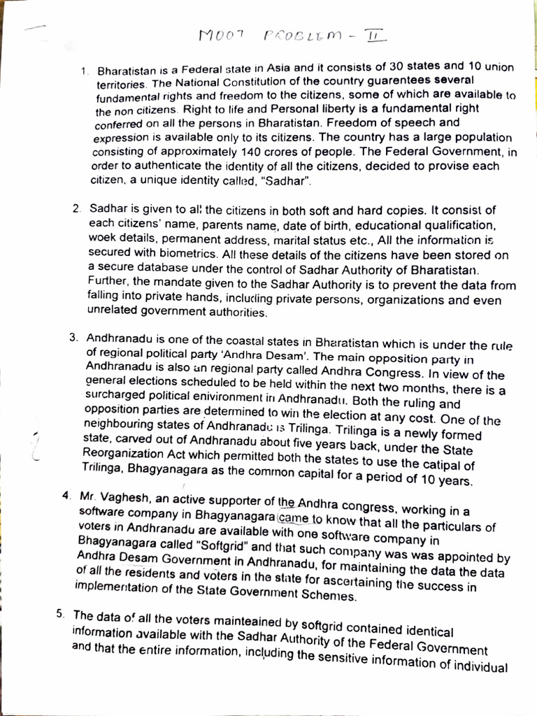 Moot Problem 2 | PDF