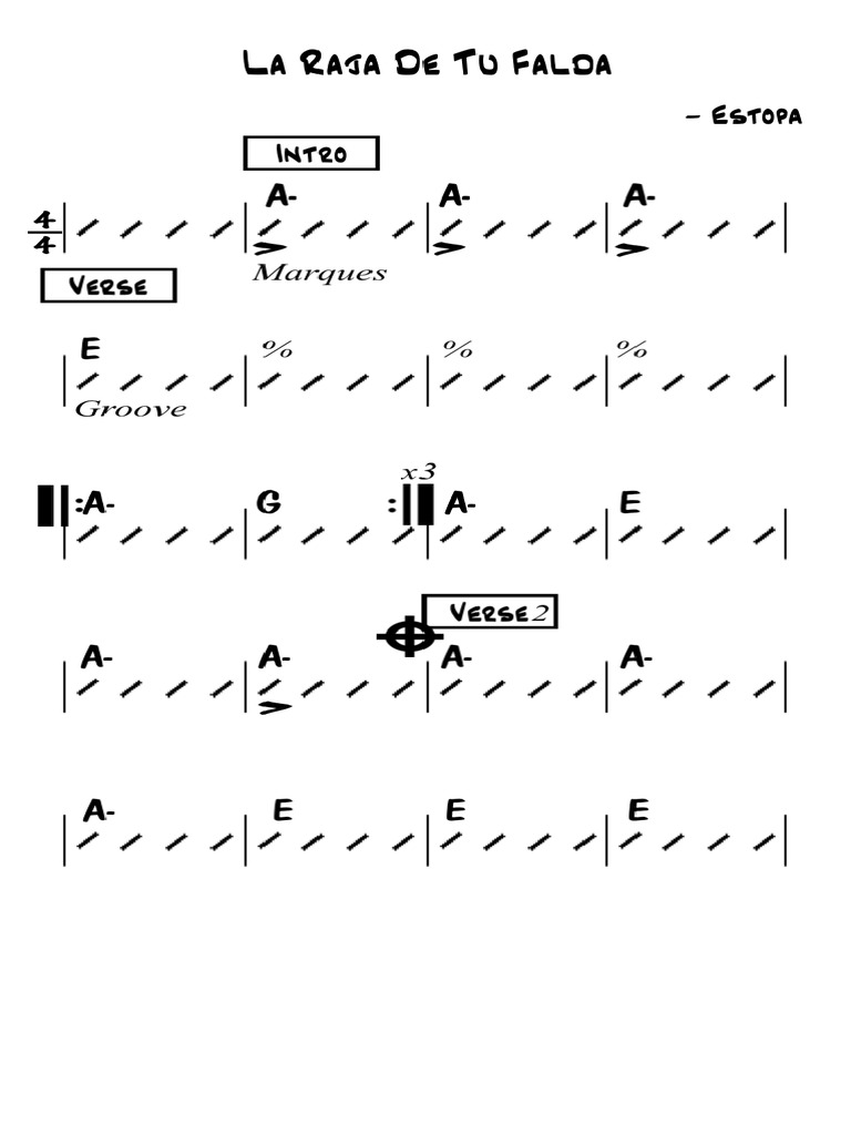 La Raja de Tu Falda | PDF