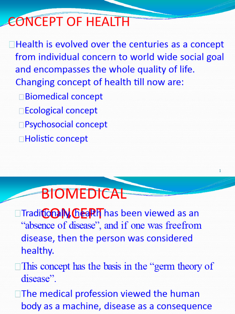 Understanding Health Concepts | PDF | Preventive Healthcare | Quality ...