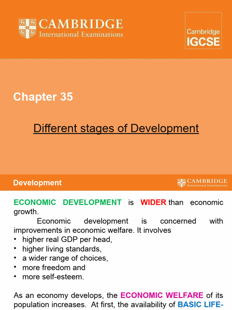 Stages of Economic Development Explained | PDF | Poverty | Poverty ...