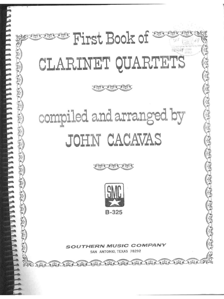 Cuartetos Fáciles-John Cacavas | PDF