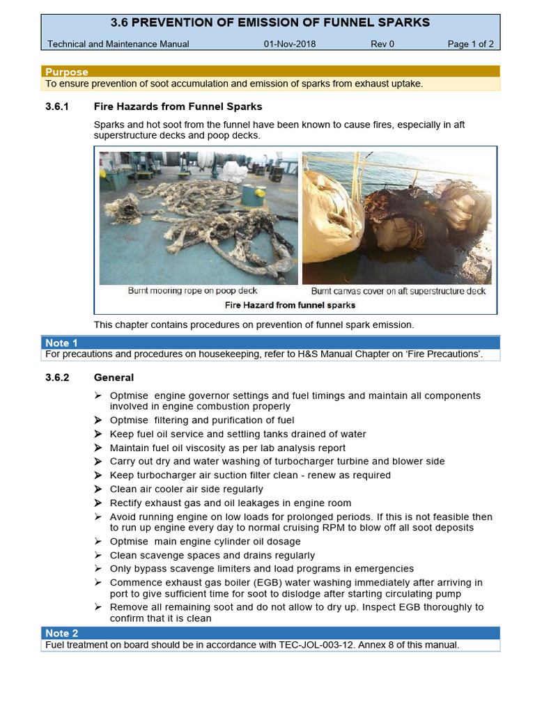 3.6 Prevention of Emission of Funnel Sparks | PDF | Exhaust Gas | Engines