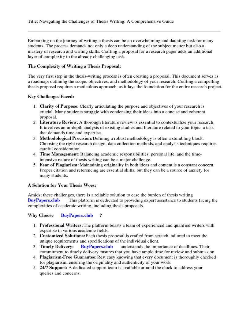 How To Write A Proposal For My Research Paper | PDF | Methodology | Thesis