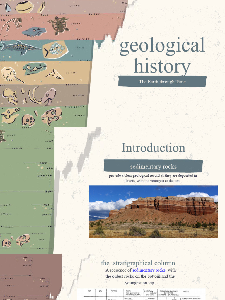 Geology History | PDF | Geologic Time Scale | Stratigraphy