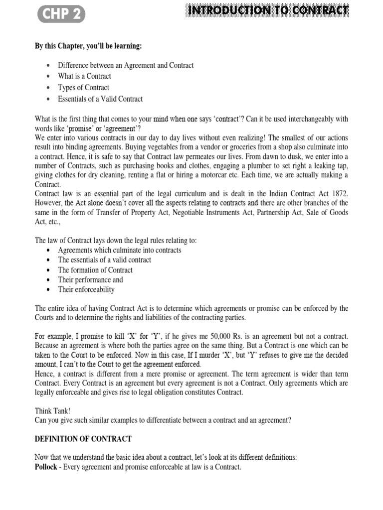 Law of Contracts | PDF | Offer And Acceptance | Estoppel