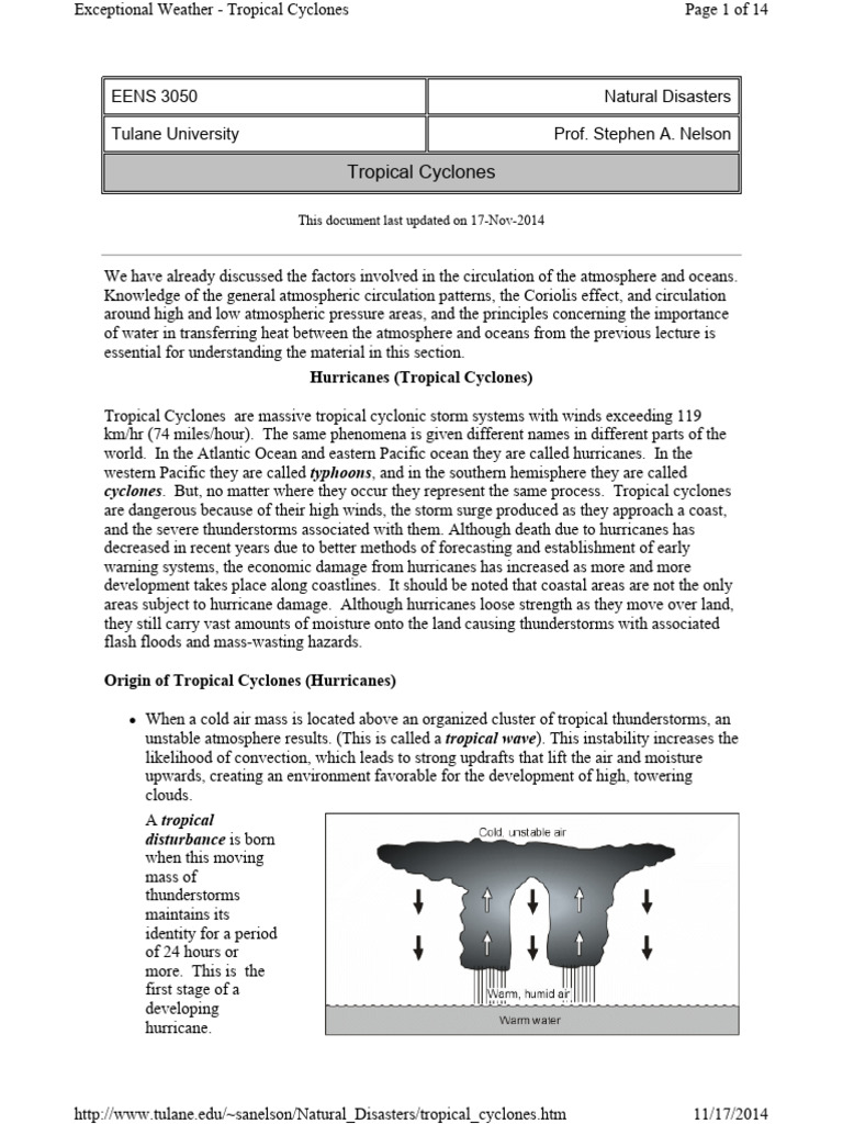 21 Tropical Cyclones | PDF | Tropical Cyclones | Storm Surge