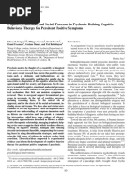 CBT for Psychosis: Garety Model Overview | PDF | Cognitive Behavioral ...