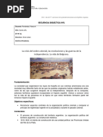 SD N 2 La Crisis Del Orden Colonial Primera Parte 5to 2023 | PDF ...