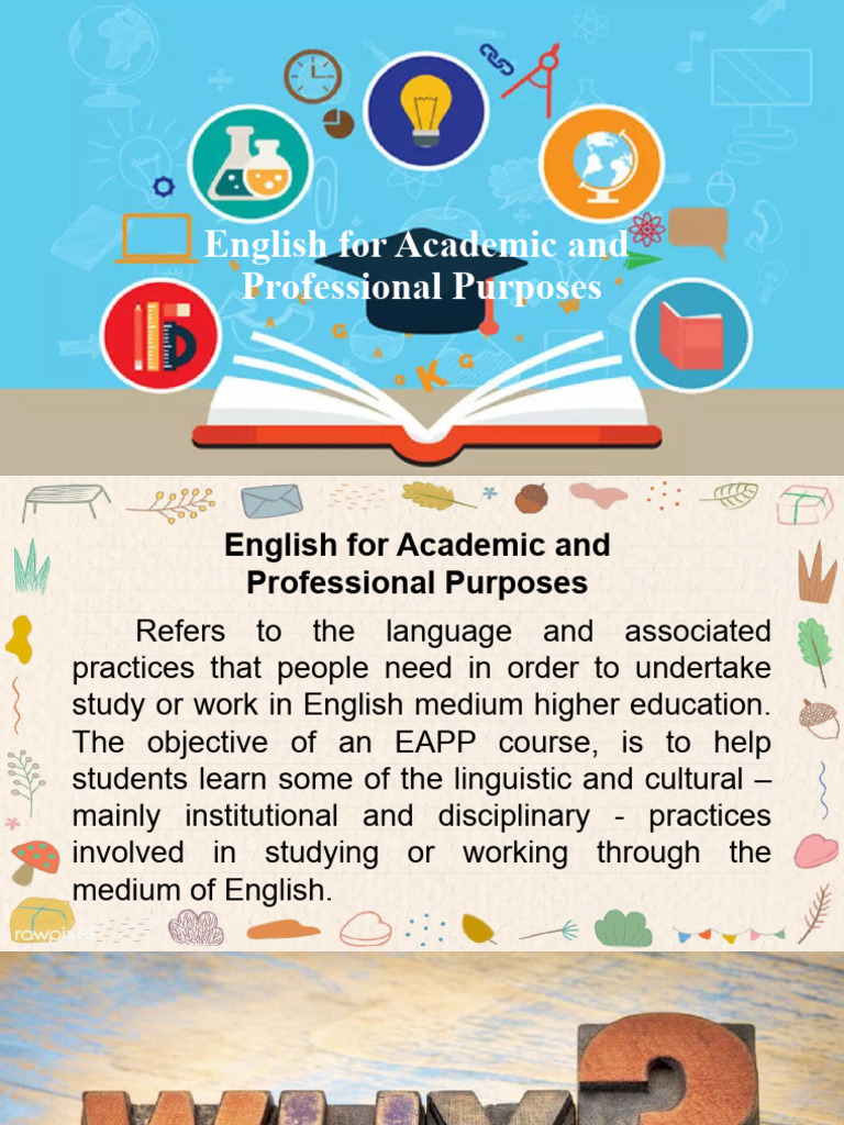 Introduction To EAPP | PDF | Vocabulary | Communication