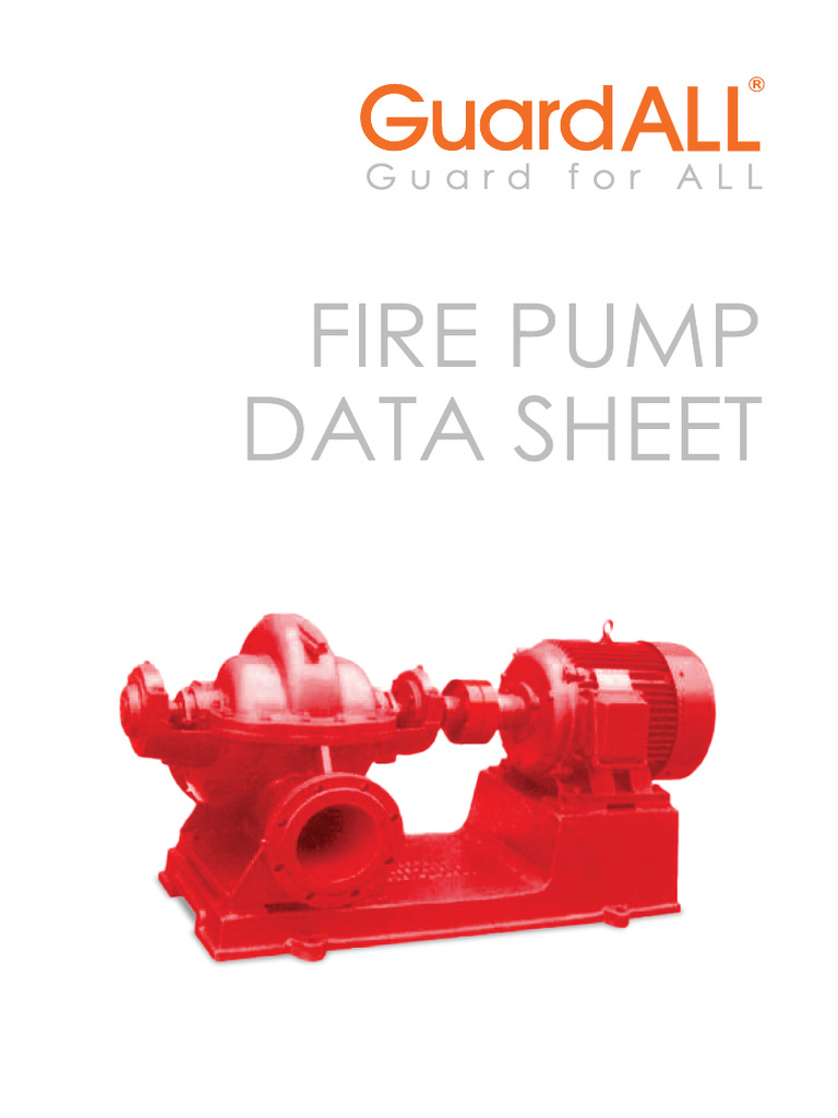 Data Sheet Fire Pump GuardALL 16012024 | PDF | Pump | Mechanical Engineering
