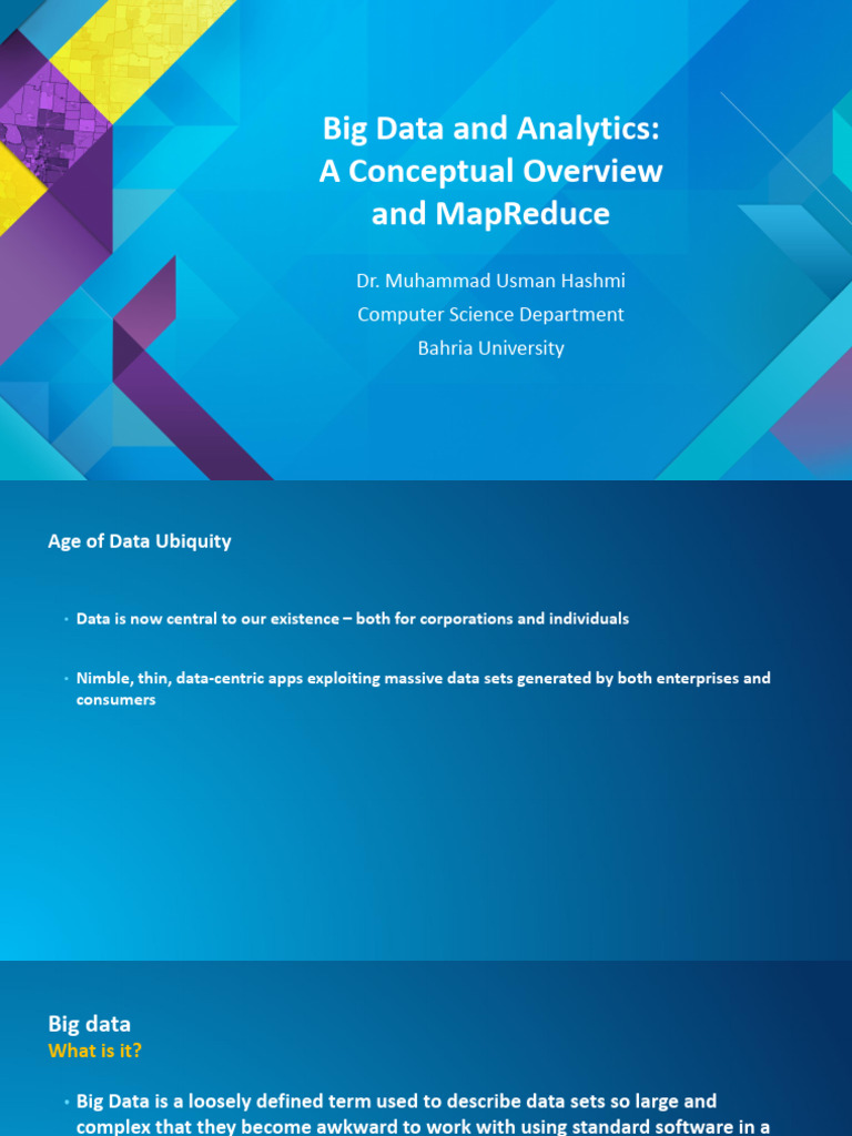 Big Data and Analytics and MapReduce 29052023 054155pm | PDF | Map Reduce | Apache Hadoop