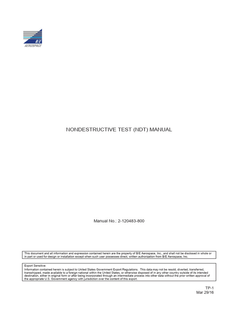 Nondestructive Test Manual Guide | PDF | Nondestructive Testing | Inductor