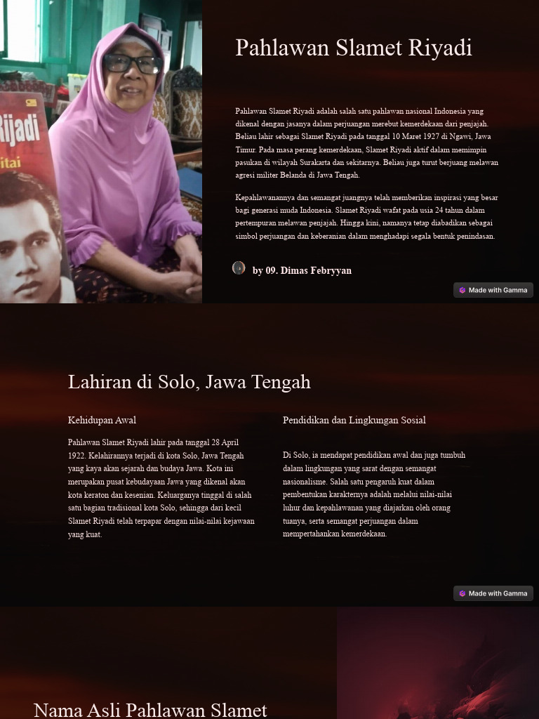 Pahlawan Slamet Riyadi 2 | PDF | Perjalanan