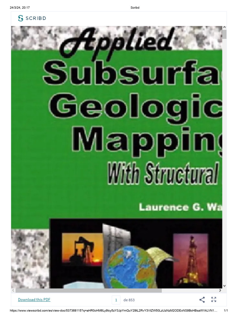 Subsurface Geological Mapping Pdf