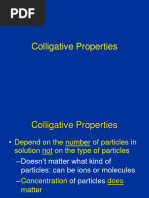 Colligative Properties POSTER PDF | PDF | Chemistry | Physical Chemistry