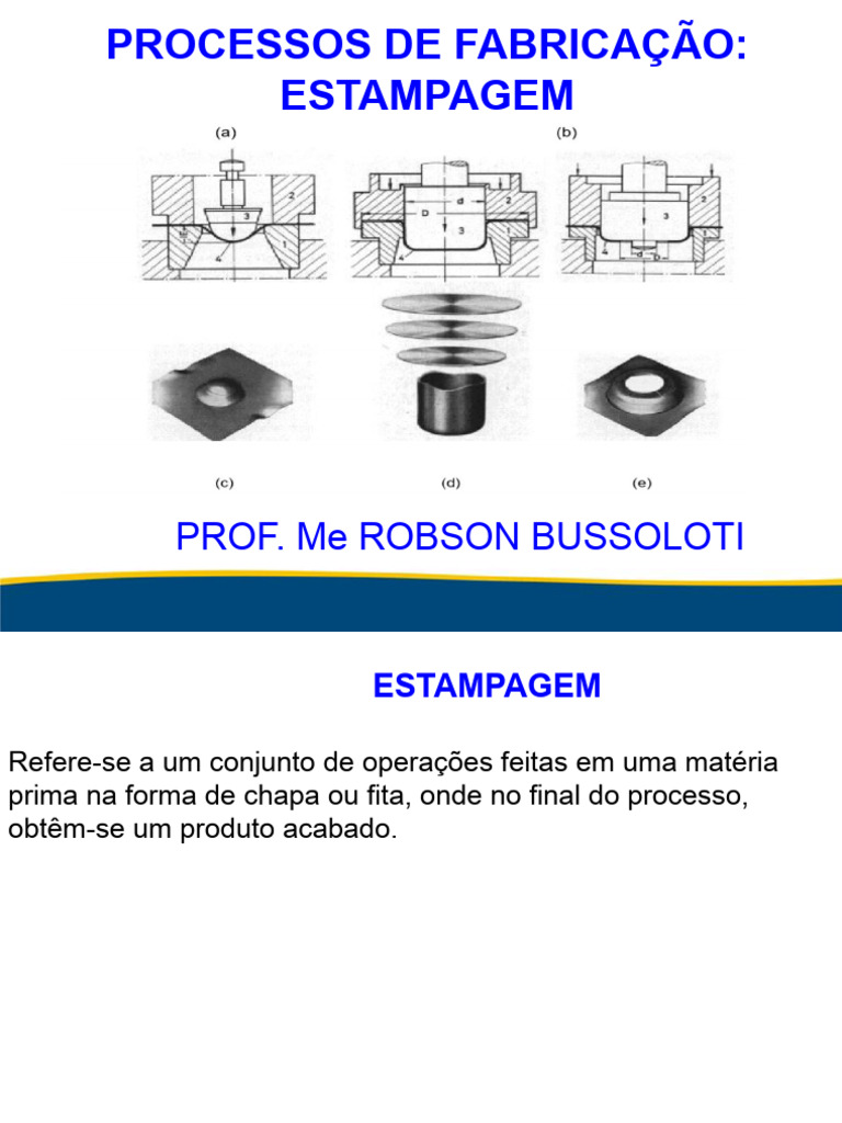 14 Estampagem Graduação Rev 16.04.20 | PDF | Engenharia Mecânica