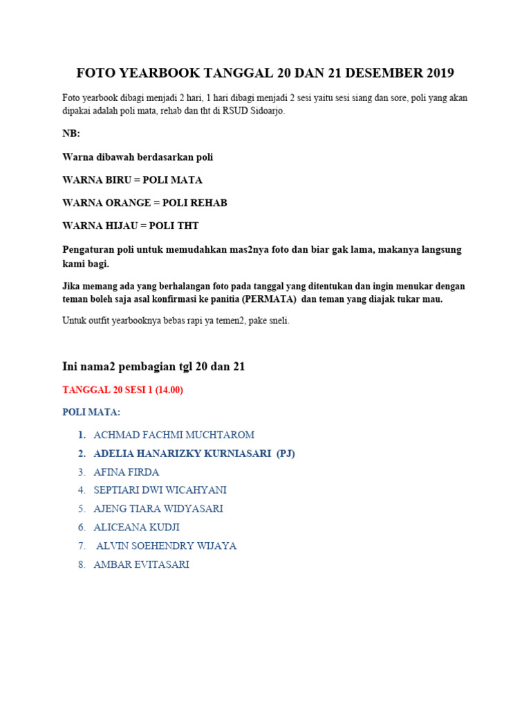 Foto Yearbook Tanggal 20 Dan 21 Desember 2019 | PDF | Perjalanan | Seni