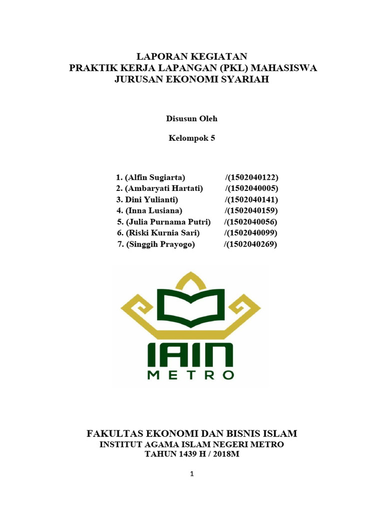 Kelompok 5, Esy Ak'15 Laporan Isi | PDF