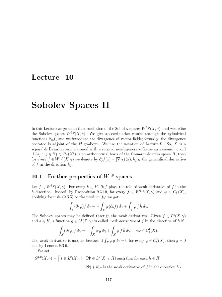 Lecture10 | PDF | Divergence | Derivative