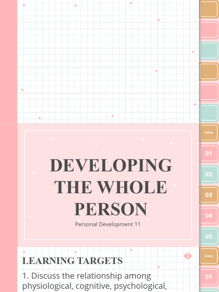 Lesson 2.developing The Whole Person | PDF | Feeling | Mind