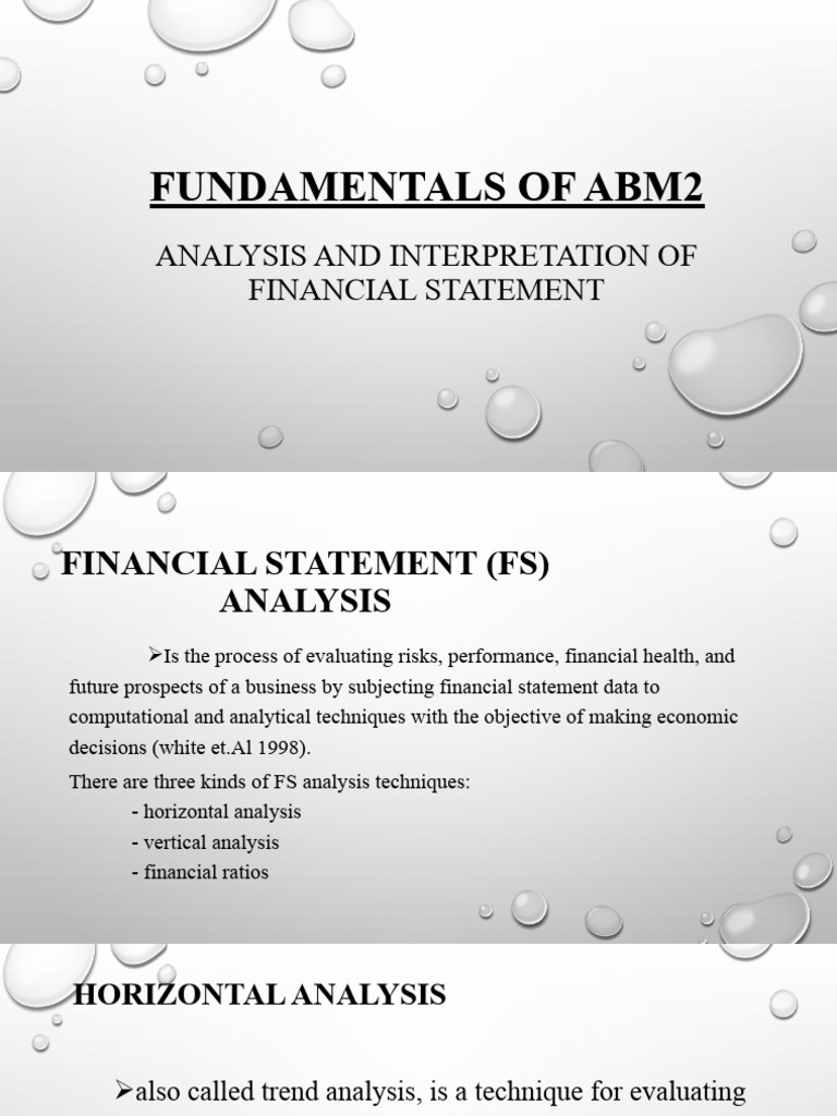 F - Analysis - Horizontal | PDF | Accounting | Financial Economics