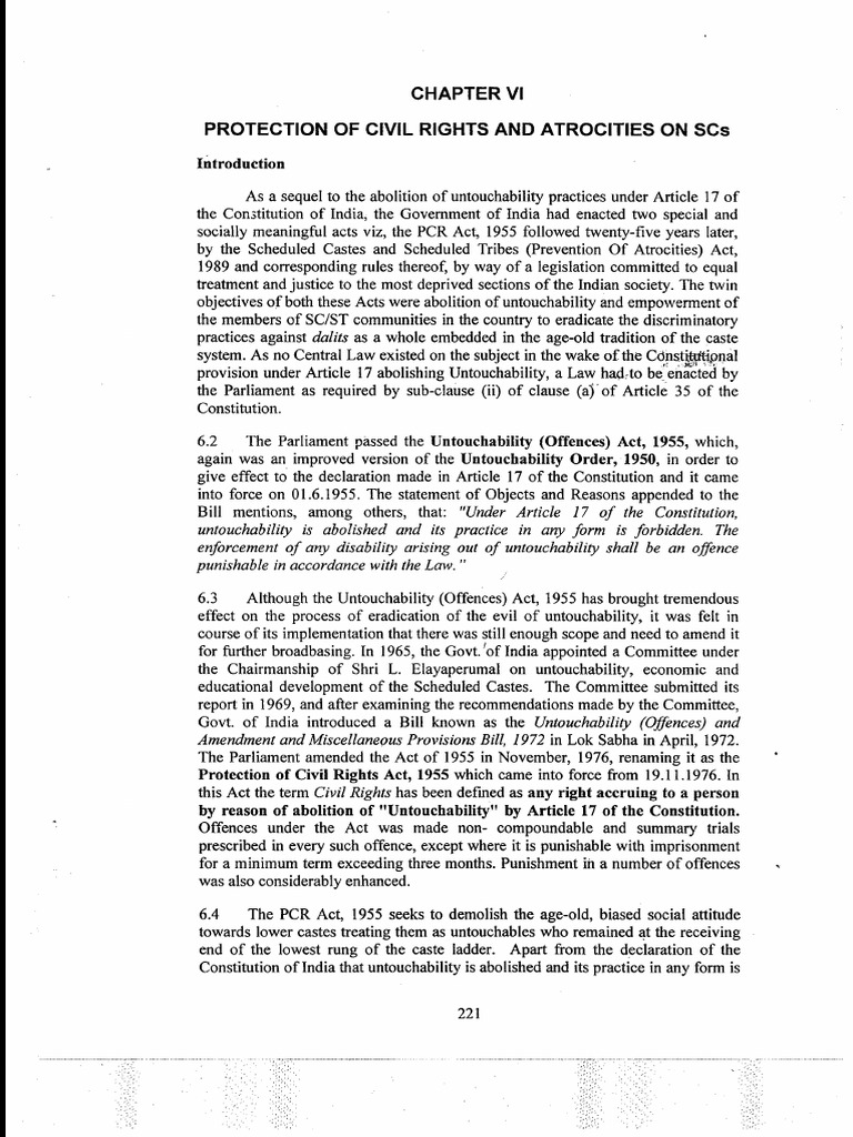 The Scheduled Castes and Scheduled Tribes (Prevention of Atrocities ...