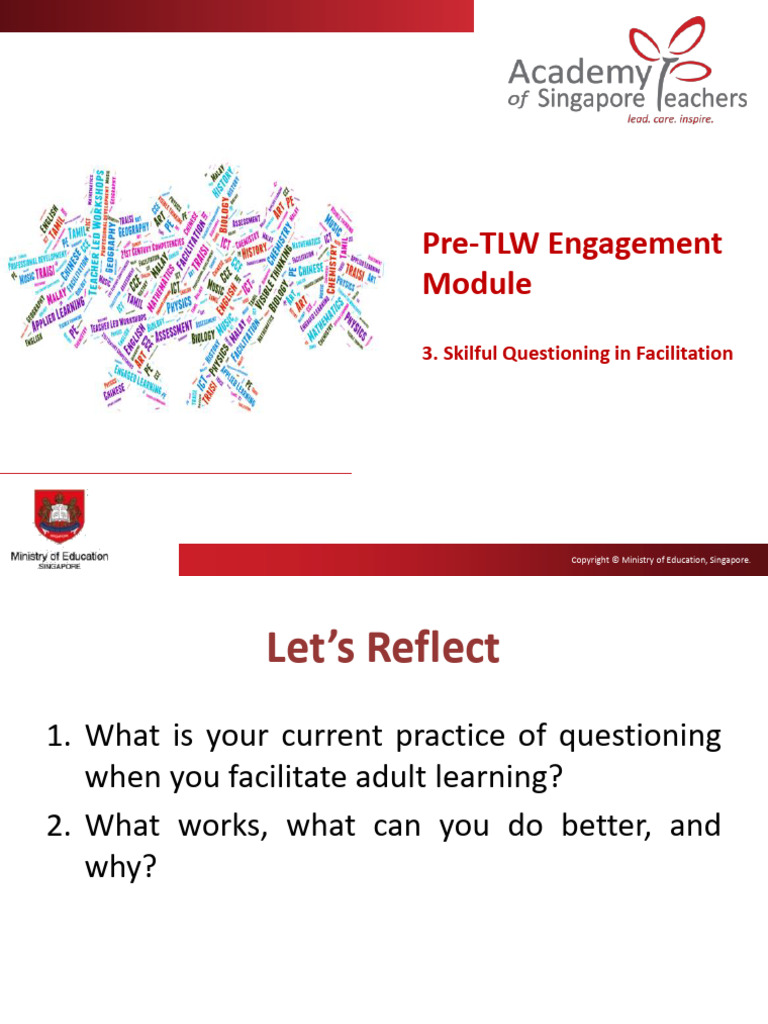 Course Notes Module 3 Questions That Work Pdf