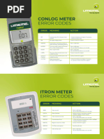New Inhemeter Codes | PDF | Electric Power | Electricity