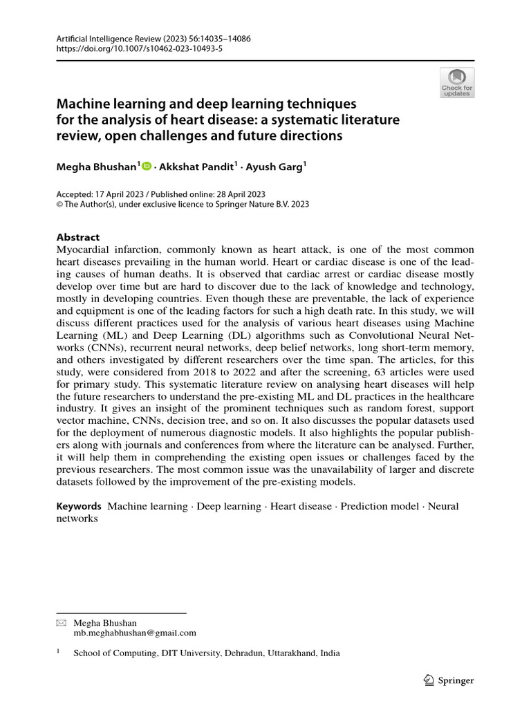3 - Machine Learning and Deep Learning Techniques For The Analysis of ... 3 - Machine Learning and Deep Learning Techniques For The Analysis of ...