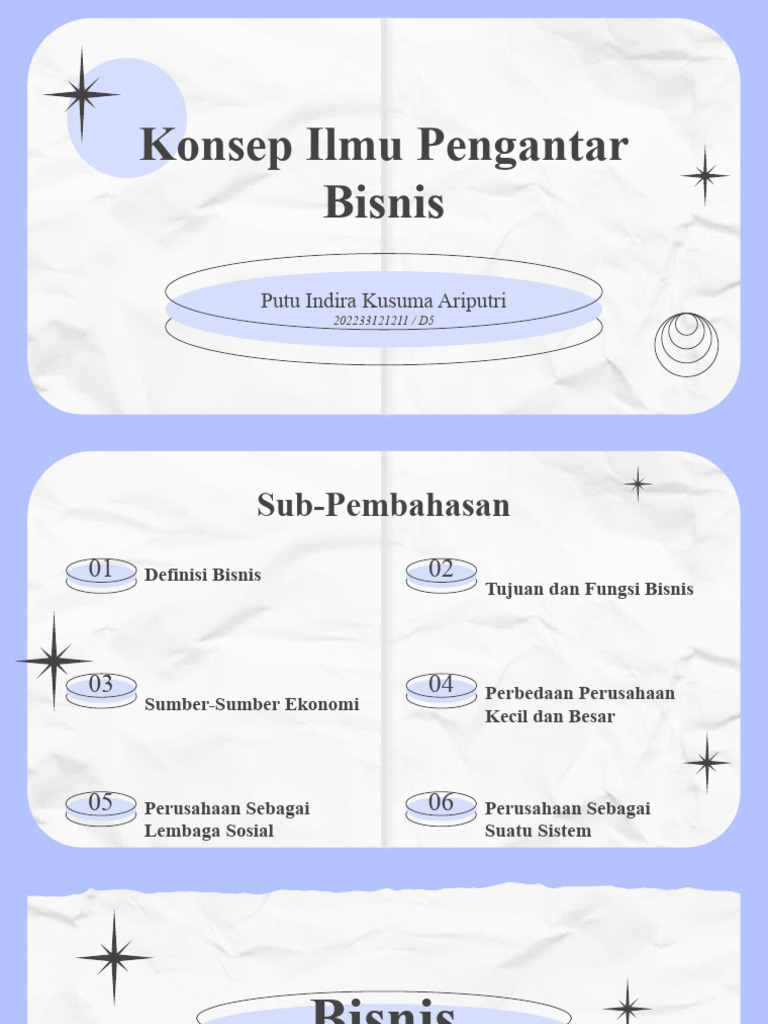 Konsep Ilmu Pengantar Bisnis Fix | PDF | Bisnis
