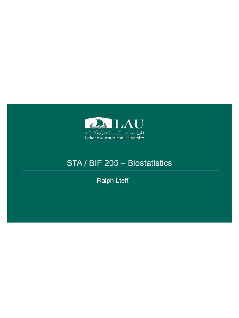 1 Introduction To Statistics Pdf 3 Pdf Estimator Sample Size Determination