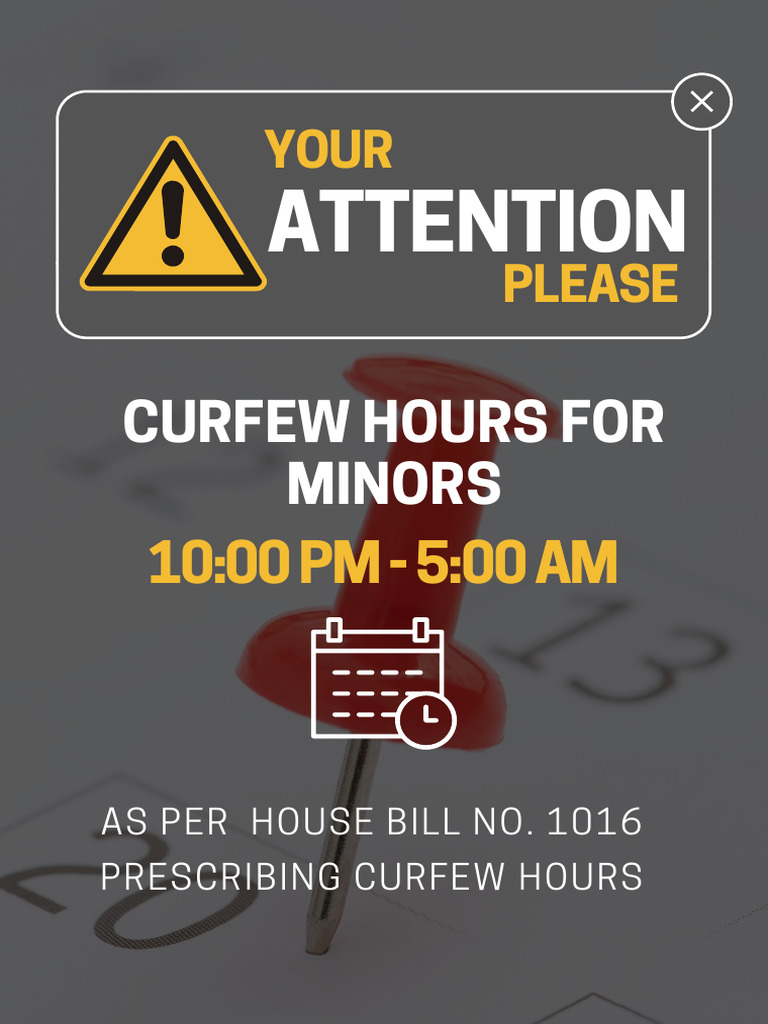 Curfew Tarp | PDF